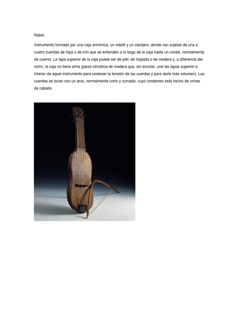 Instrumentos de La Edad Media | PDF | Guitarras | Clave