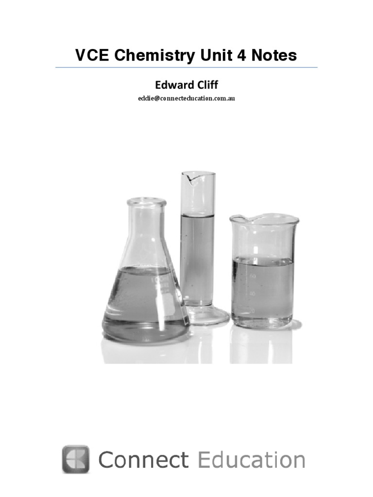 VCE Chemistry Unit 4 Notes: Edward&Cliff& | PDF | Chemical Equilibrium ...