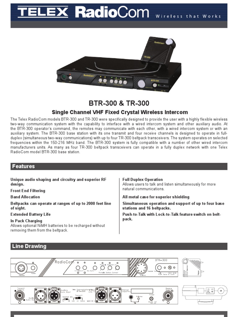TR 300 | PDF | Headphones | Base Station