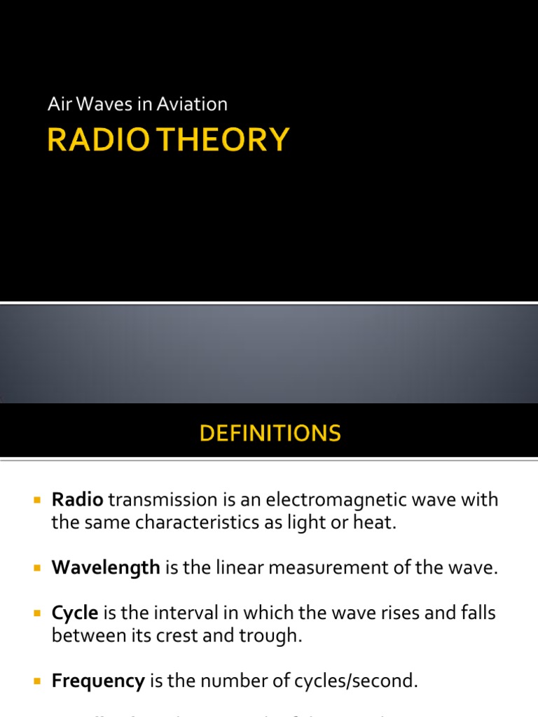 Aircraft Radio Navigation Communication Systems | PDF | Radio ...