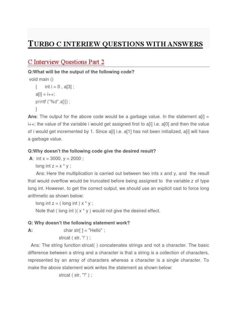 turbo-c-interiew-ions-with-answers-pdf-c-programming