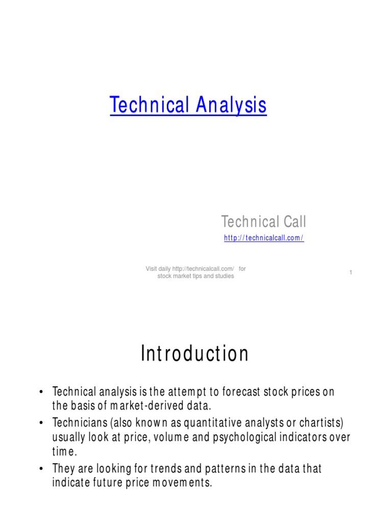 Technical Analysis in A Nutshell | PDF | Technical Analysis | Market Trend