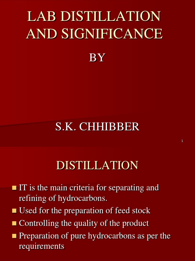 Distillation | PDF | Distillation | Chromatography