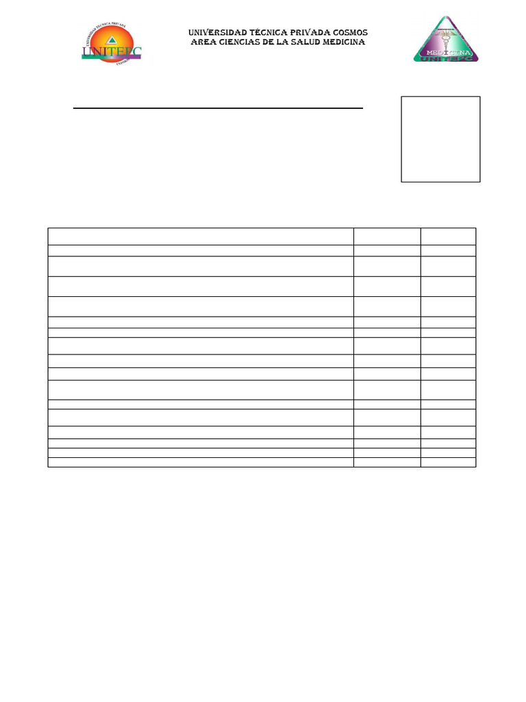 Hoja de Calificaciones Del Internado Rotatorio Unitepc (1) | PDF