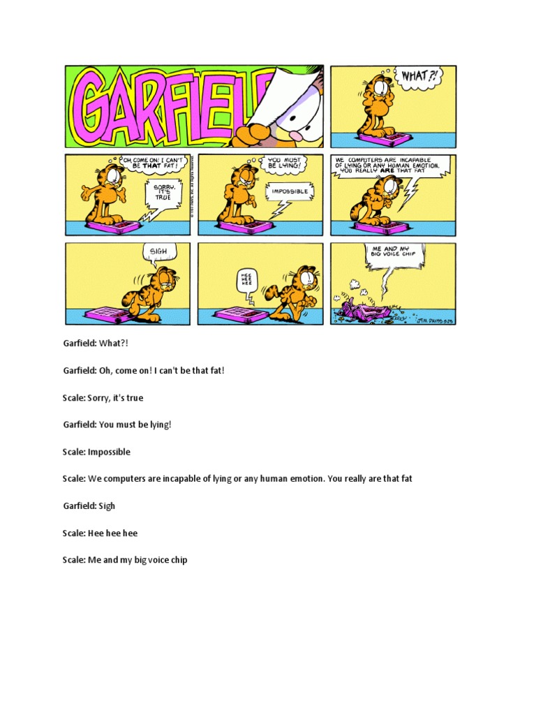 Garfield | PDF | Lesson Plan | Garfield