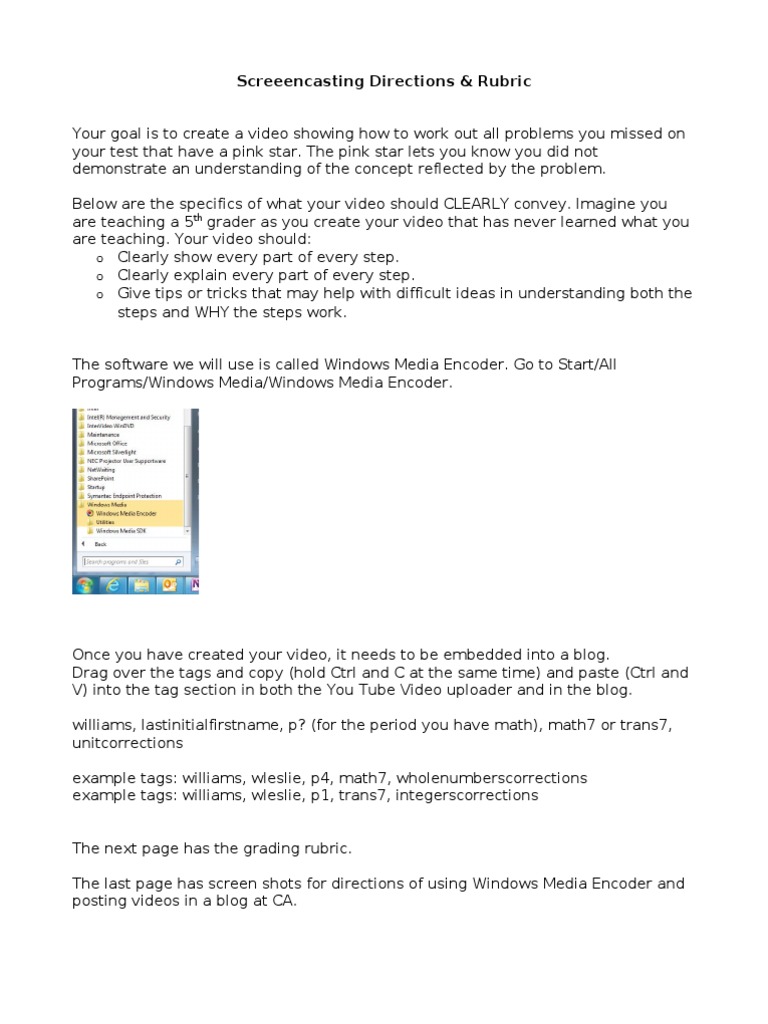 Screencasting Guide for Math Corrections | PDF | Career & Growth | Computers