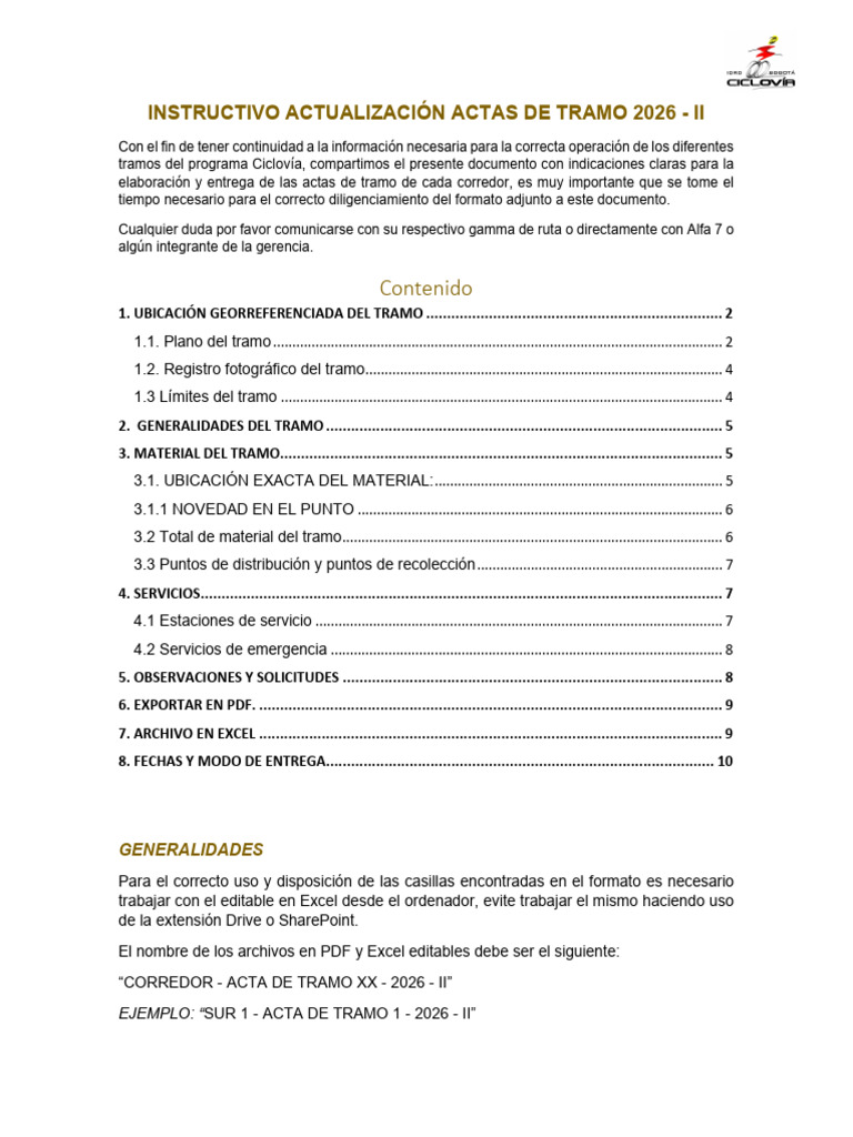 Instructivo Actualización Actas de Tramo 2026 II | PDF | Informática