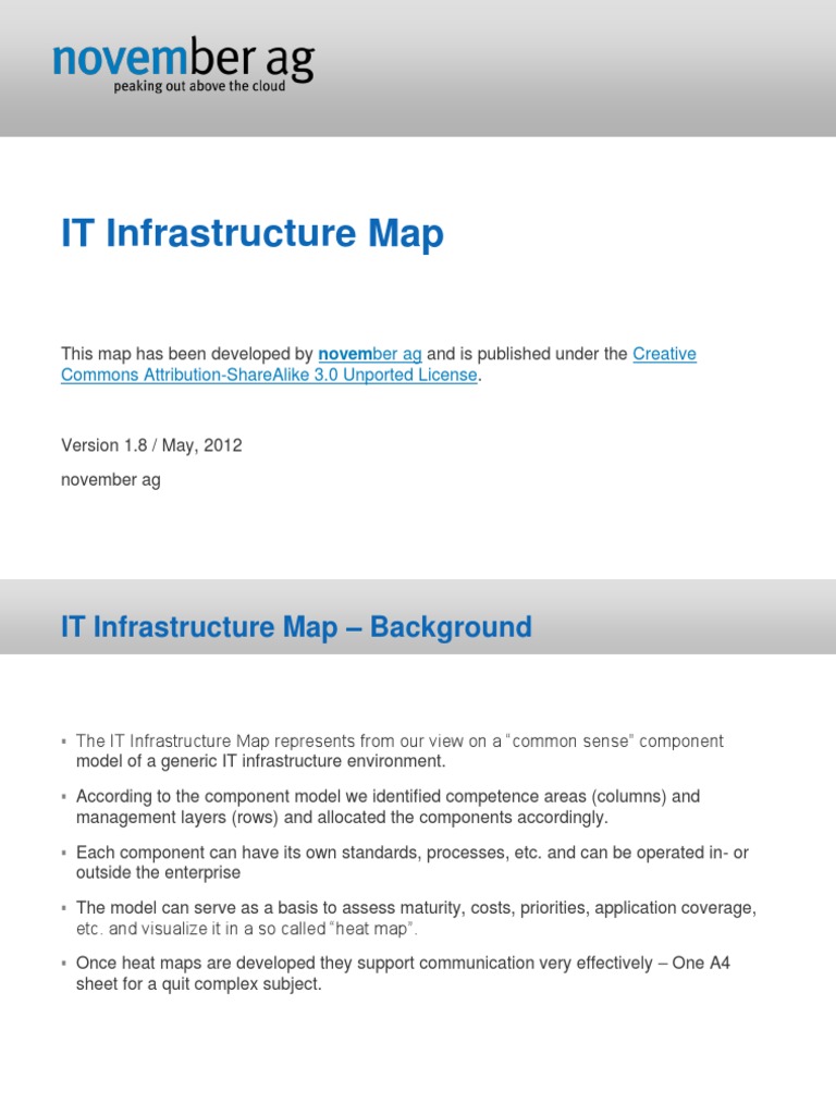 IT Infrastructure Map | PDF | Strategic Management | Cloud Computing