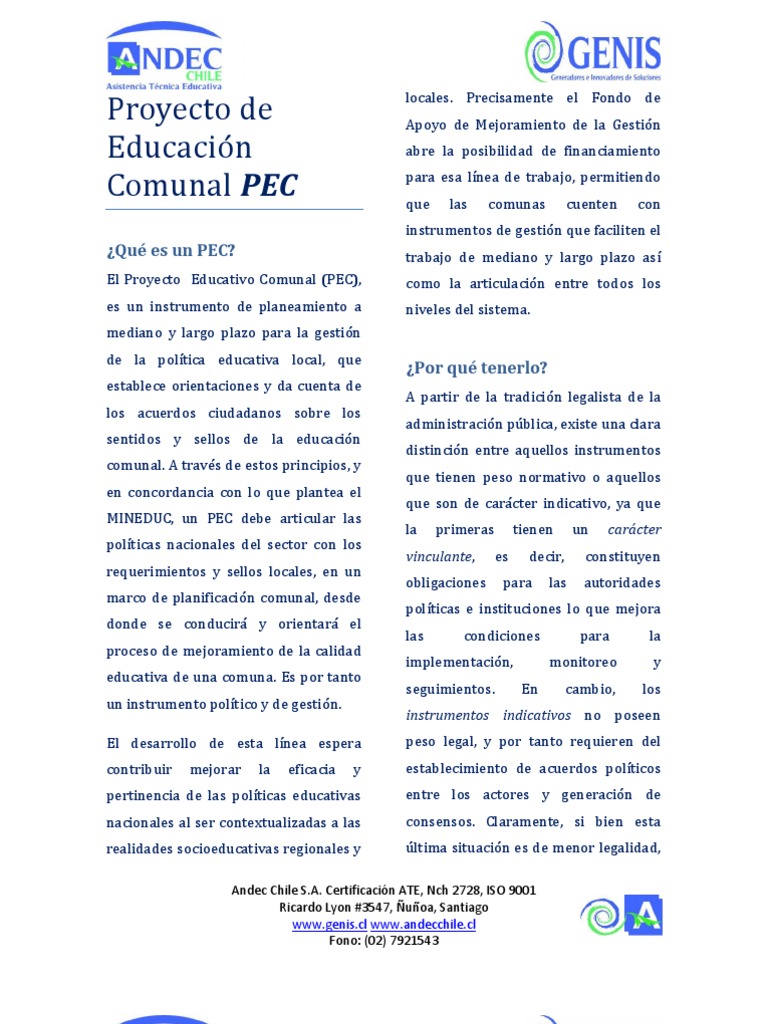 Manual Pec | PDF | Pedagogía | Planificación