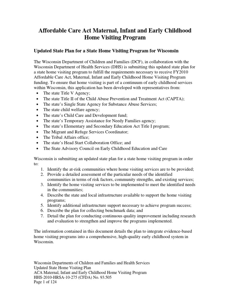 Wisconsin Dept of Children and Families and Health Services Home ...