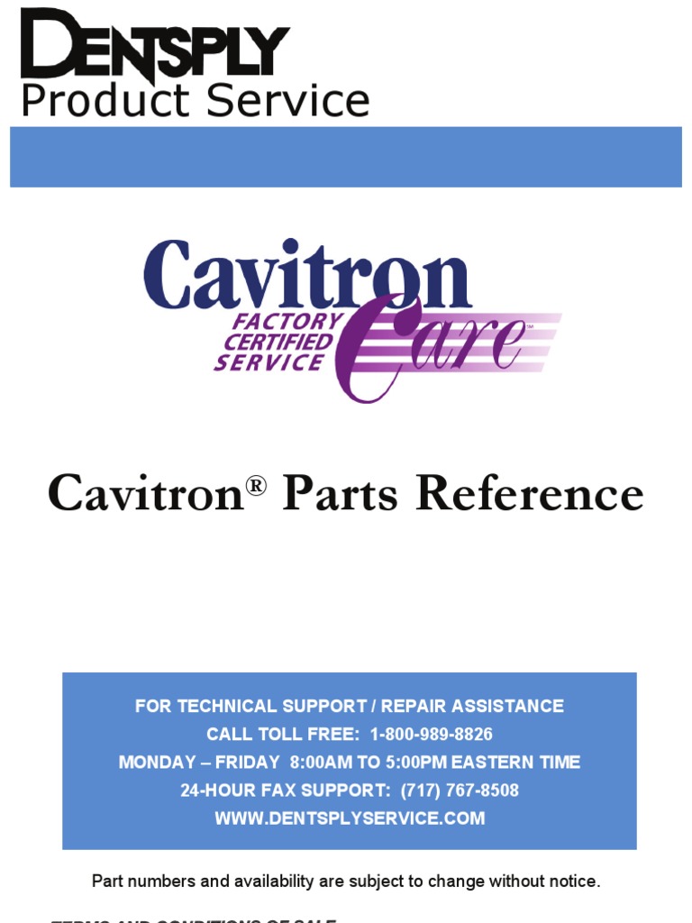 Cavitron Parts Reference | PDF | Electrical Connector | Printed Circuit ...