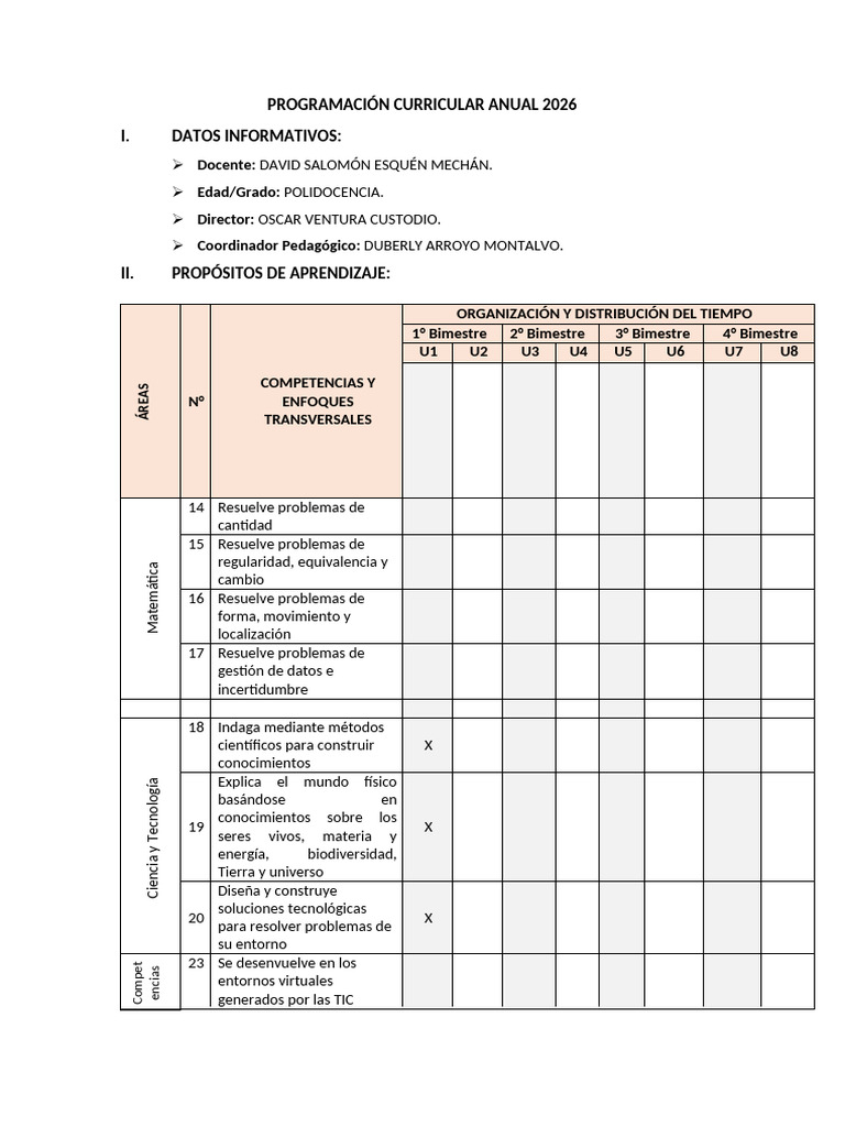 Pca - Secundaria 2026 | PDF | Vector Euclidiano | Dinámica (Mecánica)