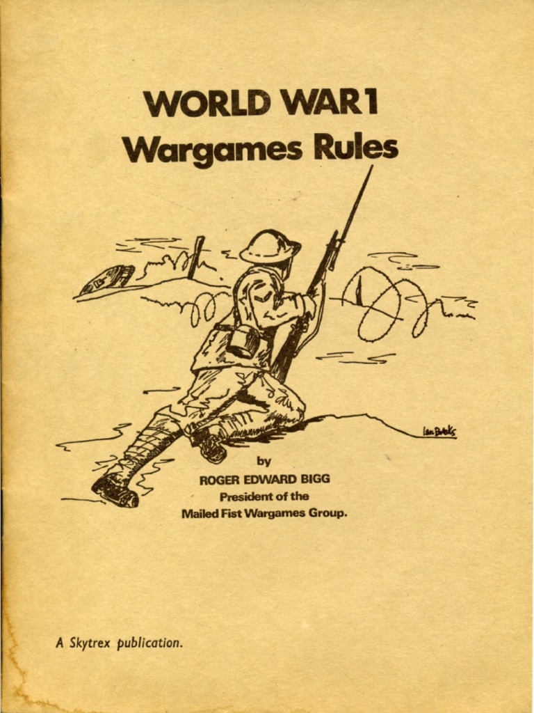 (Skytrex) - World War 1 Wargames Rules | PDF