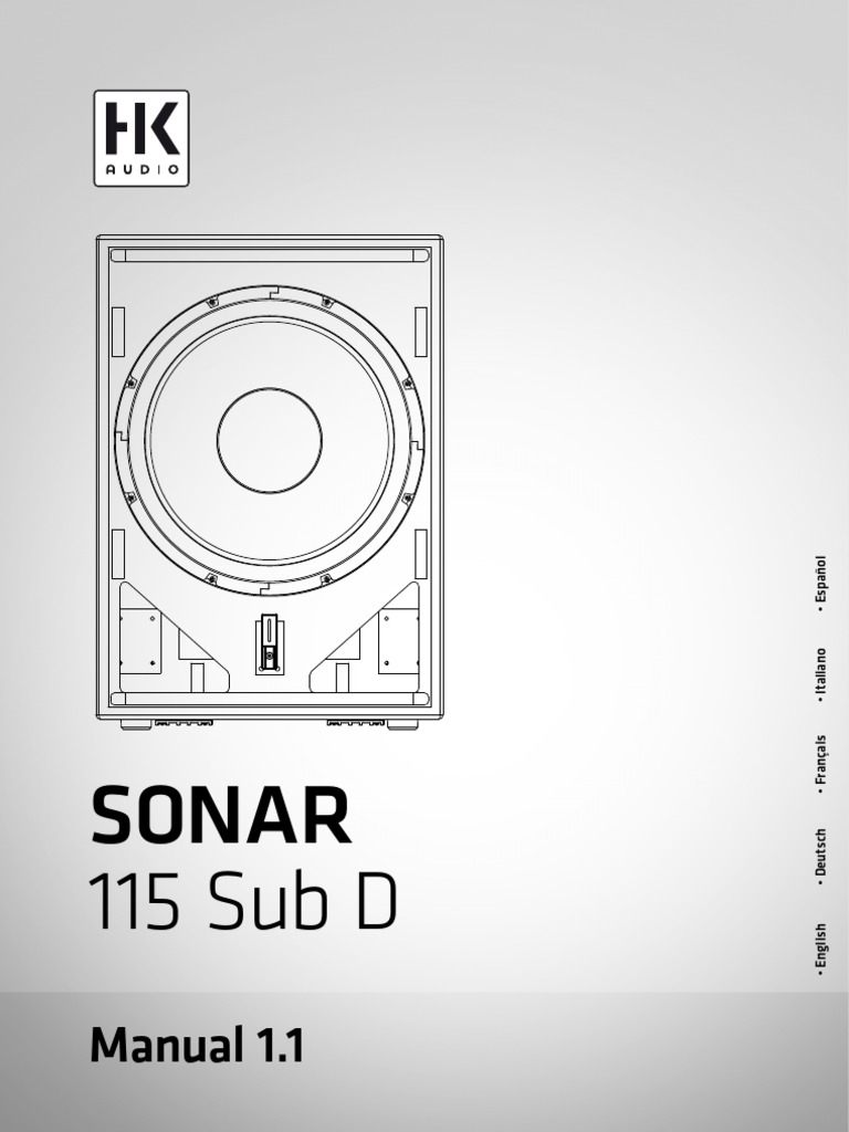 HK Audio Sonar 115 Sub D Manual v1 1 | PDF | Electrical Connector ...