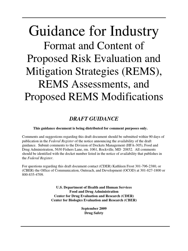 Risk Assessment FDA | PDF | Food And Drug Administration | Medical ...