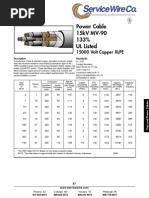 Power Cable Data Sheet | PDF | Components | Force