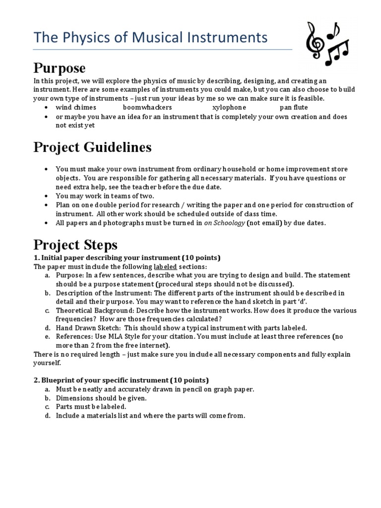 Physics of Musical Instruments | Download Free PDF | Musical ...