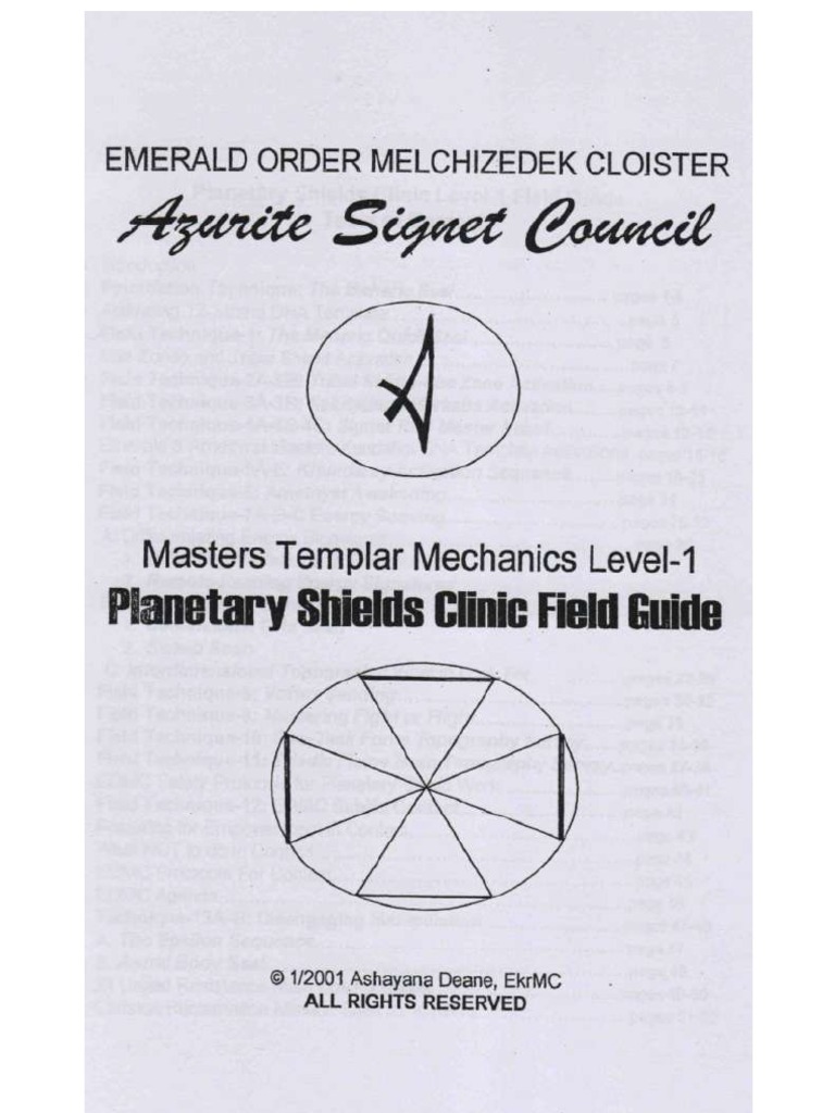 Master Templar Mechanics Level 1 | PDF