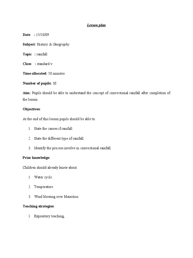 Class 5 History & Geography Lesson Plan | PDF | Foreign Language Studies