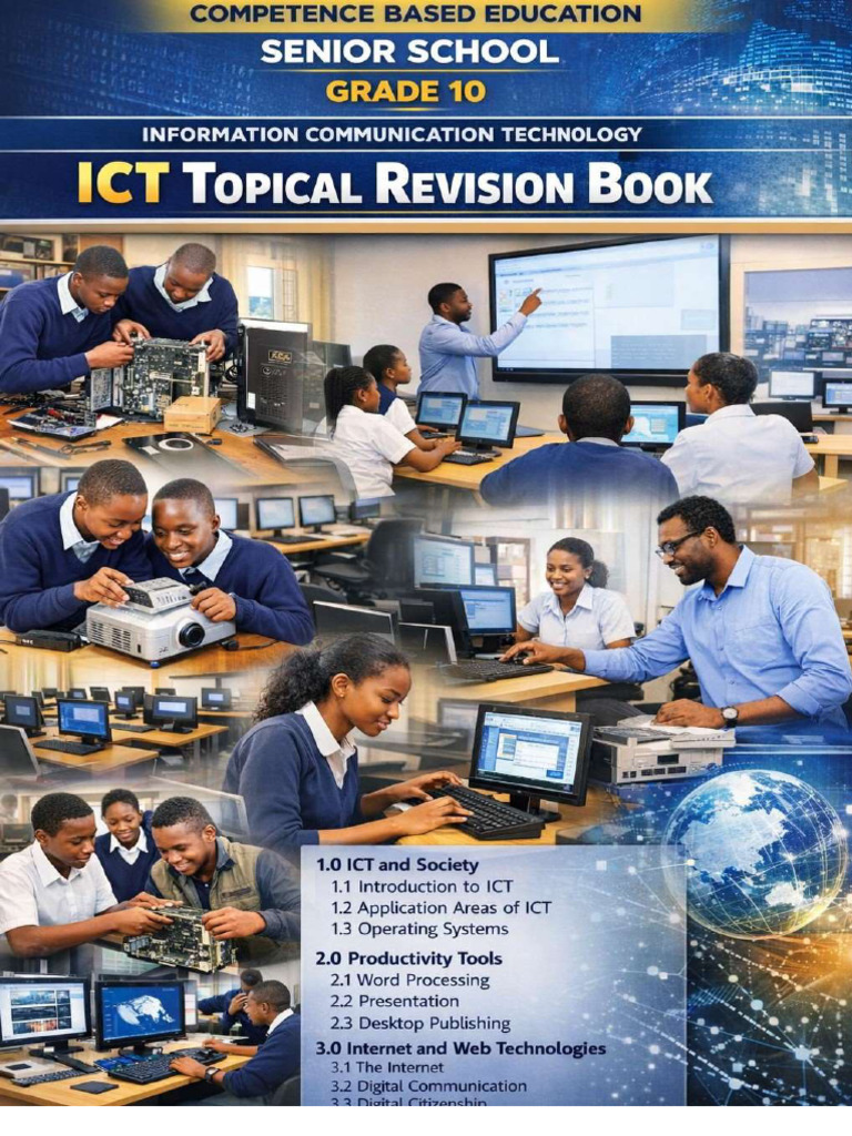 Grade 10 Ict Topical Revision Book | PDF | Operating System | Graphical ...