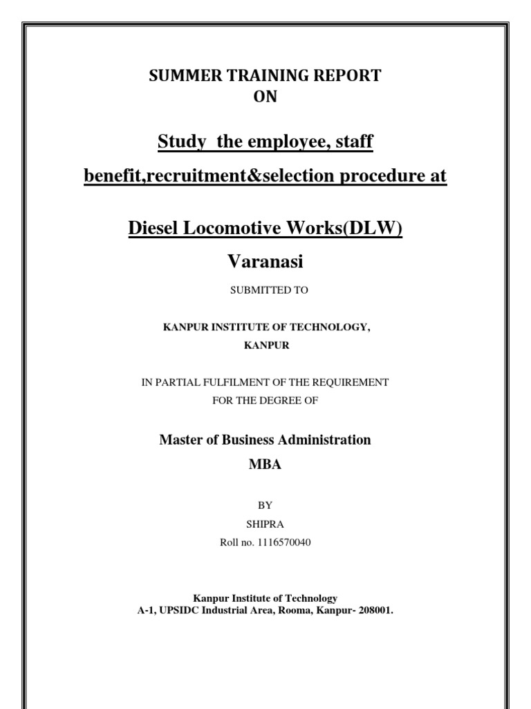DLW Summer Training Report 1 | PDF | Competence (Human Resources) | Lawsuit