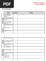 Technical Theatre Worksheet Answers | PDF | Theatre | Performing Arts