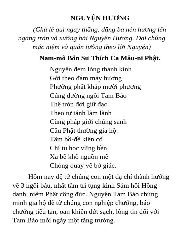 Nghi Thuc Sam Hoi | PDF