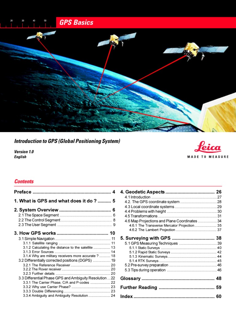 (Ebook - PDF - Reference) GPS Basics | PDF | Geodesy | Global ...