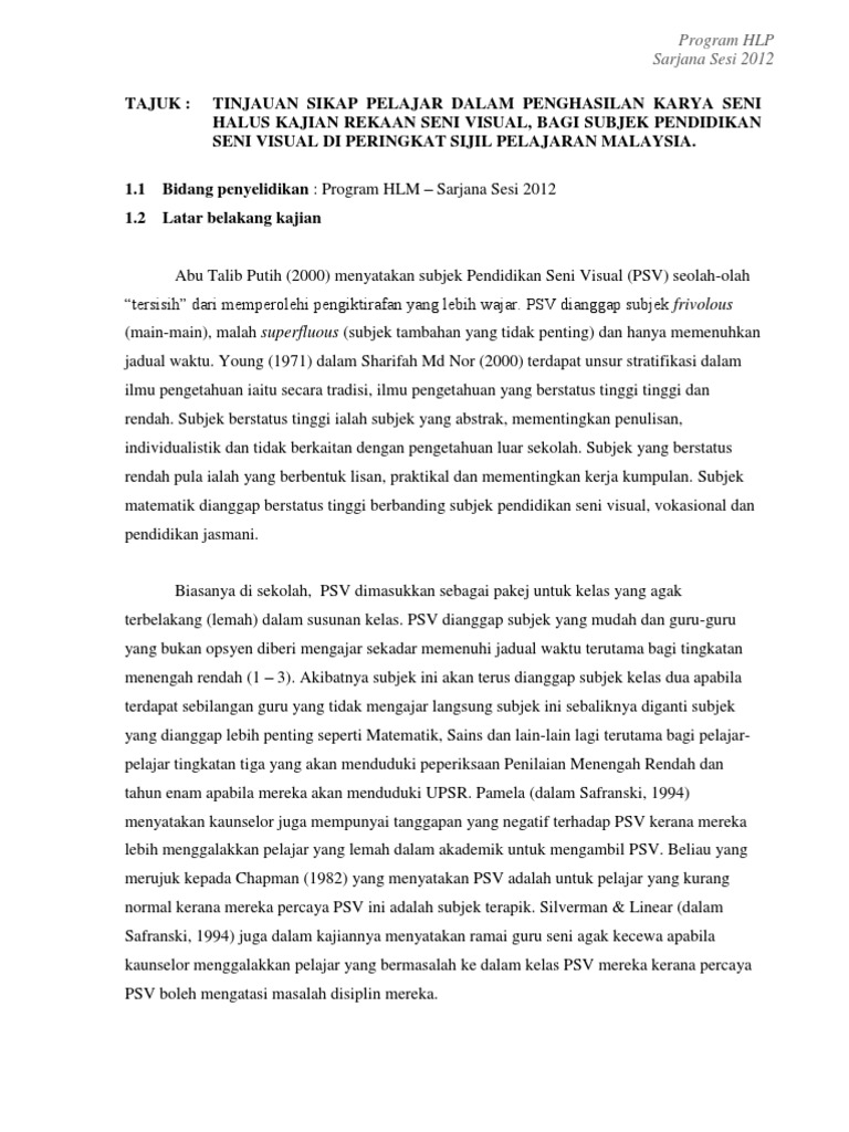 Proposal HLP KPM | PDF