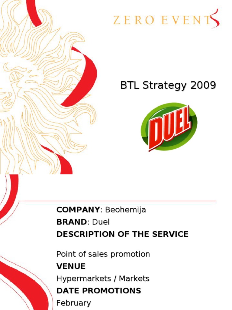 Duel Detergent - Promotion Strategy 2009 | PDF | Brand | Microeconomics