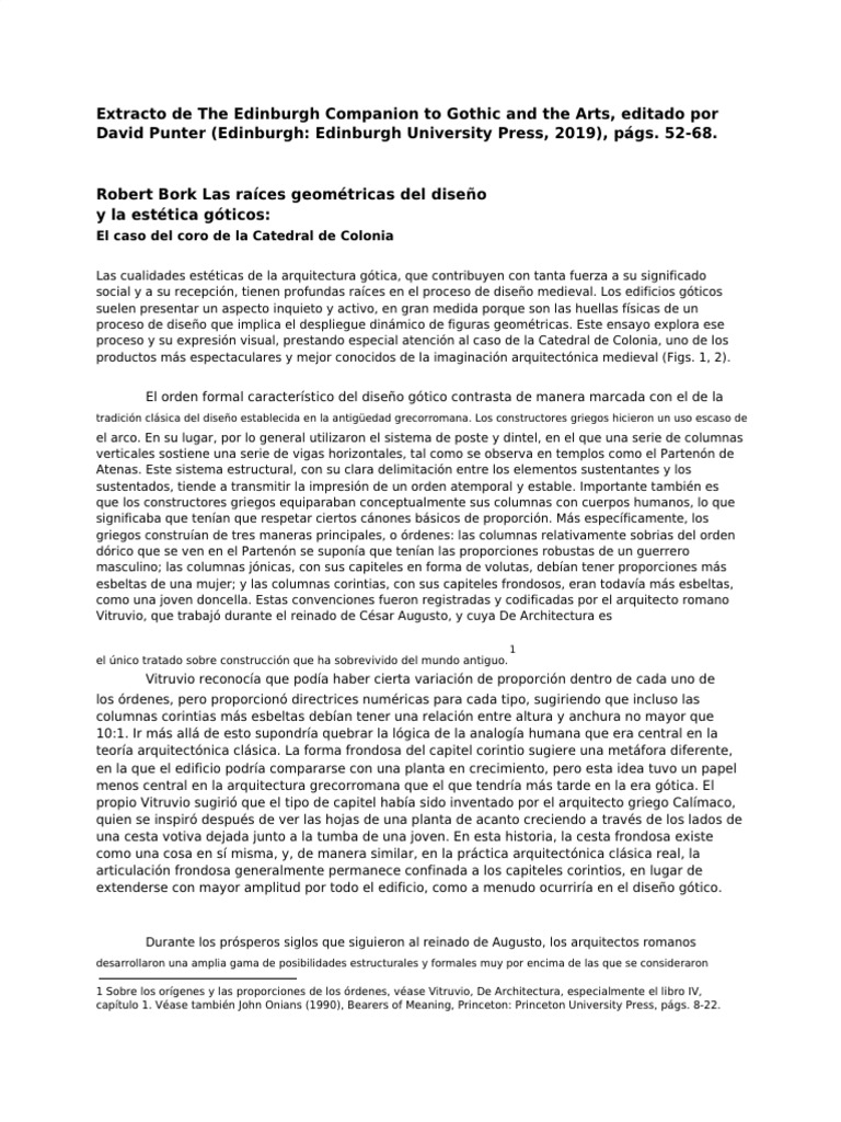 The Geometrical Roots of Gothic Design A Translated Spa | PDF ...