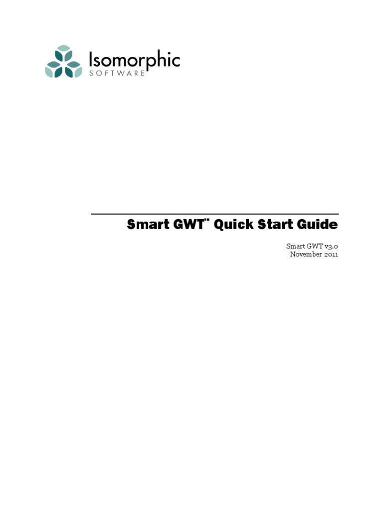 SmartGWT Quick Start Guide | PDF | Web Application | Java (Programming Language)
