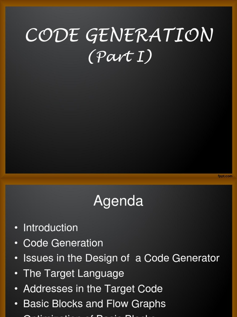 Code Generator | Instruction Set | Compiler