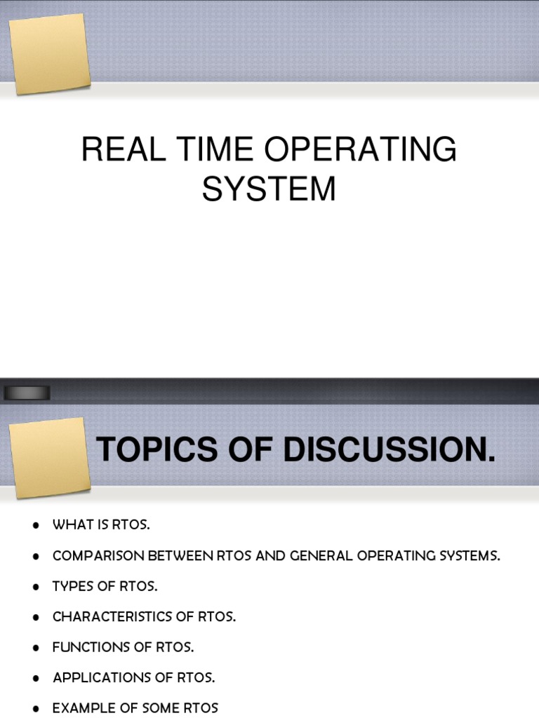 Real Time Opearting System | PDF | Scheduling (Computing) | Real Time Computing