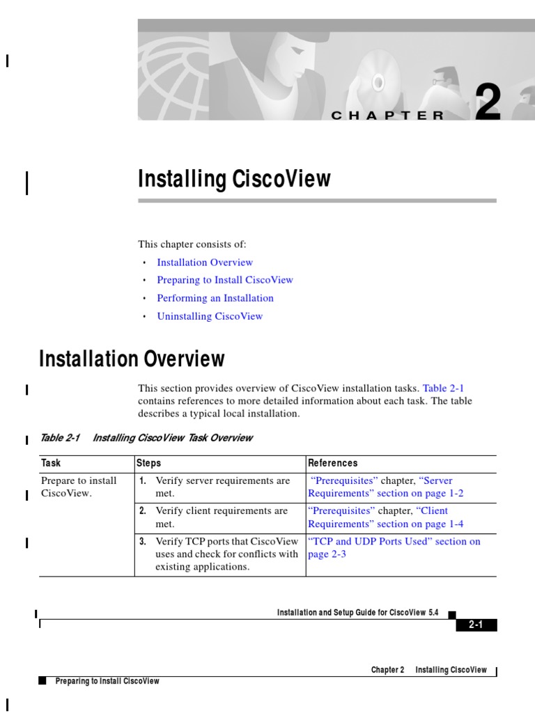 Installing Ciscoview: Installation Overview | PDF | Installation (Computer Programs) | Port ...