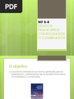 Nif B-8 | PDF | Estado financiero | normas internacionales de INFORMACION FINANCIERA