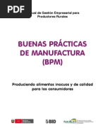 Ejemplo Manual BPM | Alimentos | Residuos