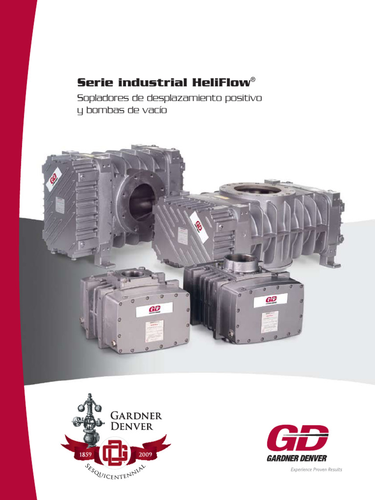 Catalogo HeliFlow Industrial Series Sopladores GD | PDF | Ingeniería ...