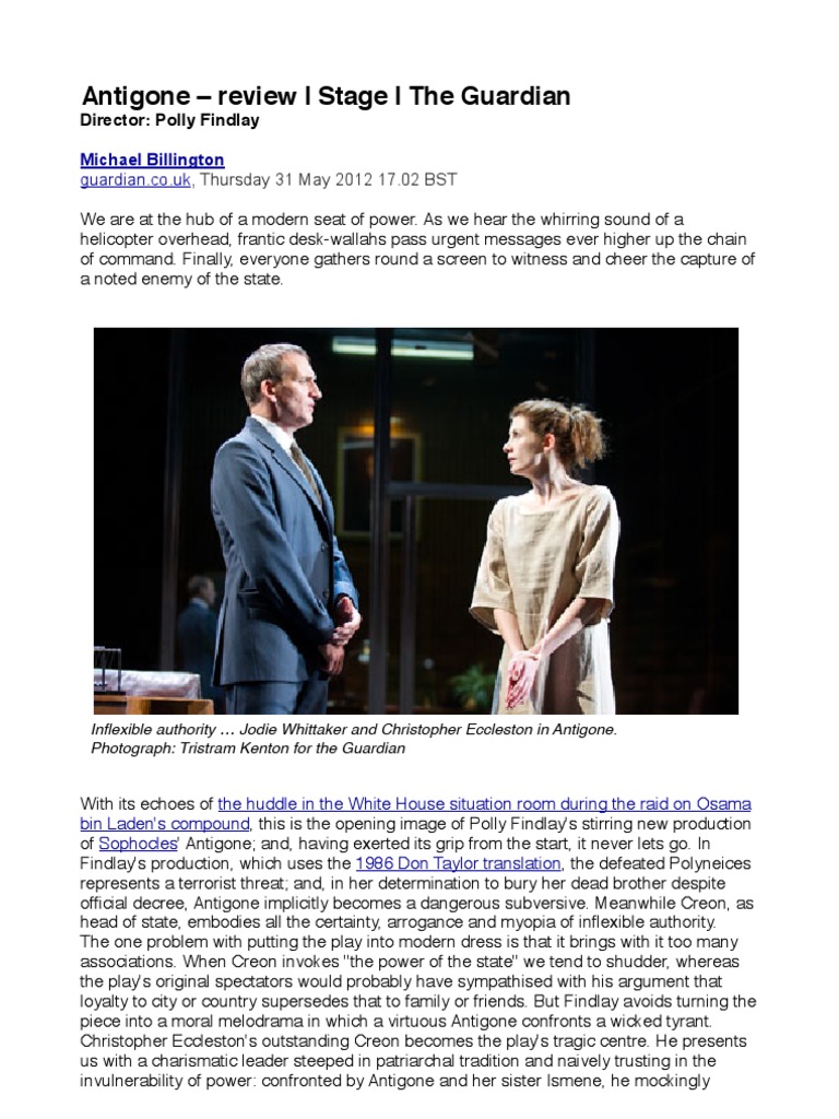 Antigone Reviews | PDF | Sophocles | Poetry