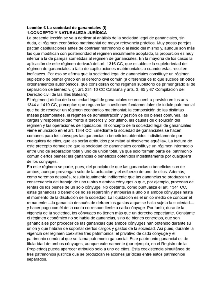 TEMA 2 MATRIMONIAL Y SUCESIONES | PDF | Propiedad de la comunidad ...