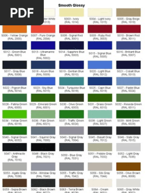 RAL Colour Chart Ral Colour Chart, Ral Colours, Ral Color, 58% OFF