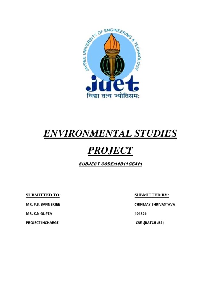 Evs Project | PDF | Water Purification | Horticulture