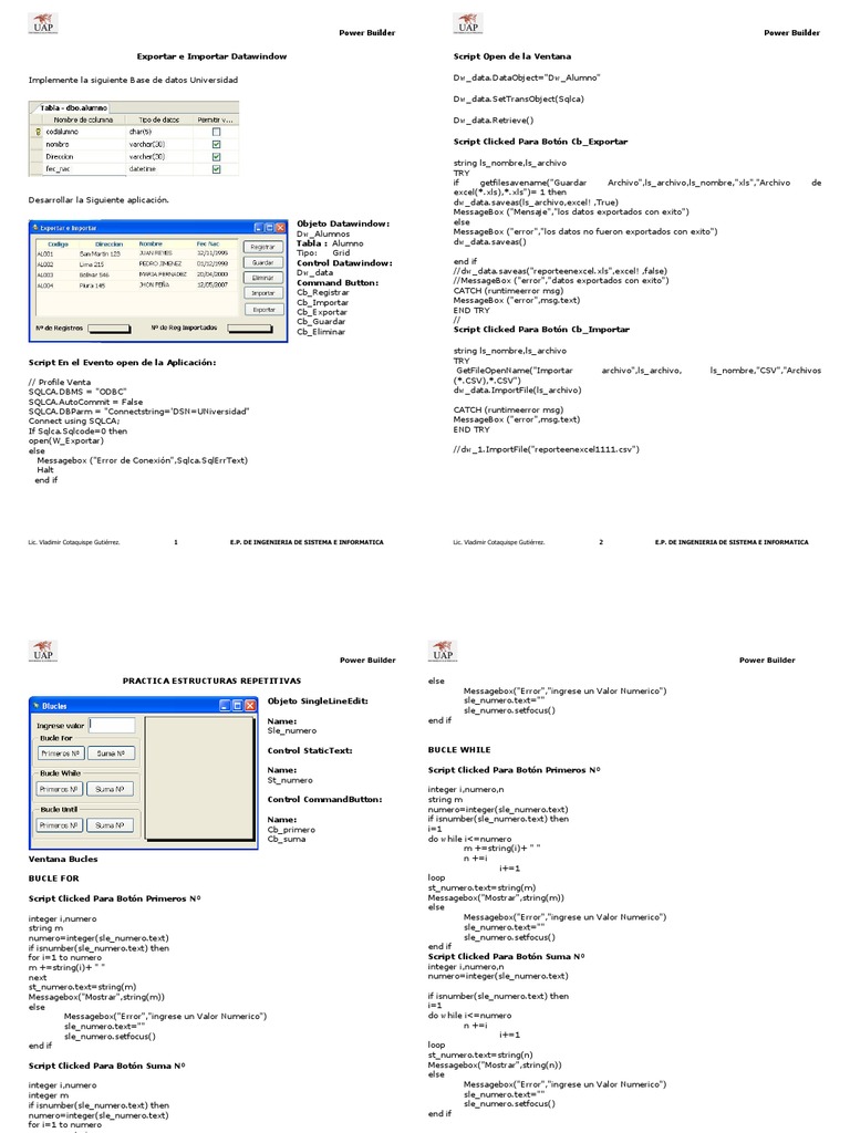 Power Builder | PDF | Servidor SQL de Microsoft | Software de Microsoft