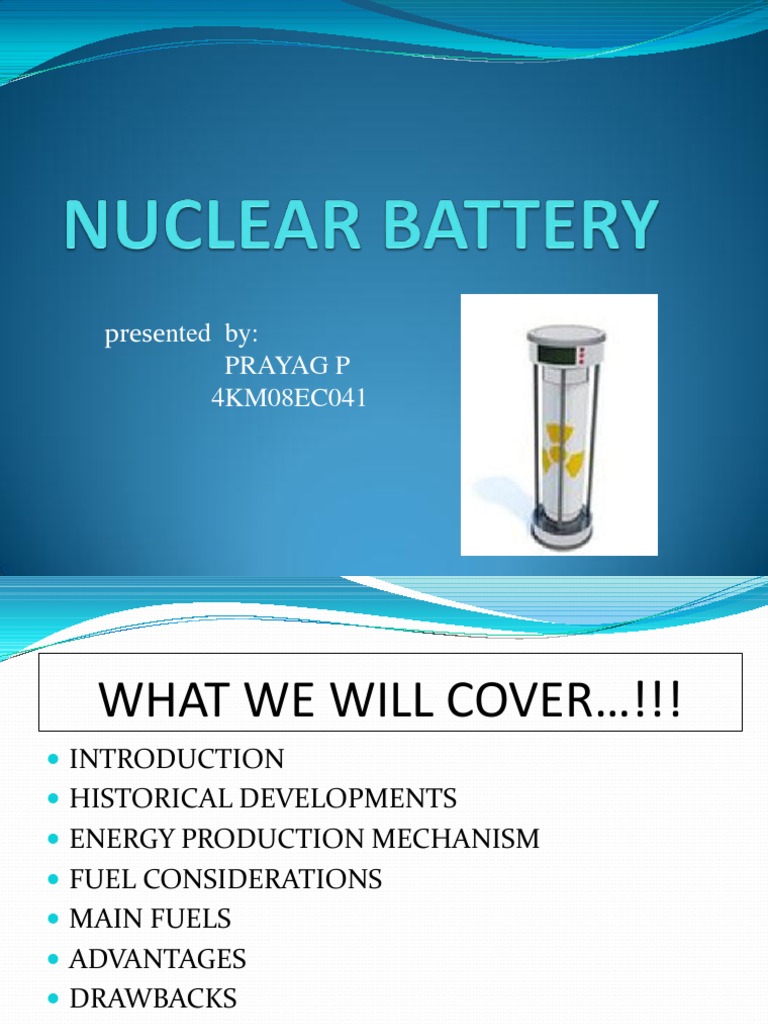 Nuclear Battery | PDF | Radioactive Decay | Nuclear Power
