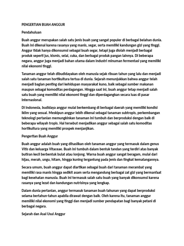ANGGUR | PDF