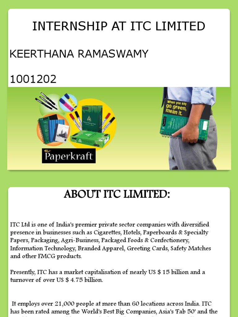 Internship at Itc | PDF | Recruitment | Internship