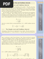 Biostats Exam Cheat Sheet | PDF | Type I And Type Ii Errors | Statistical Significance