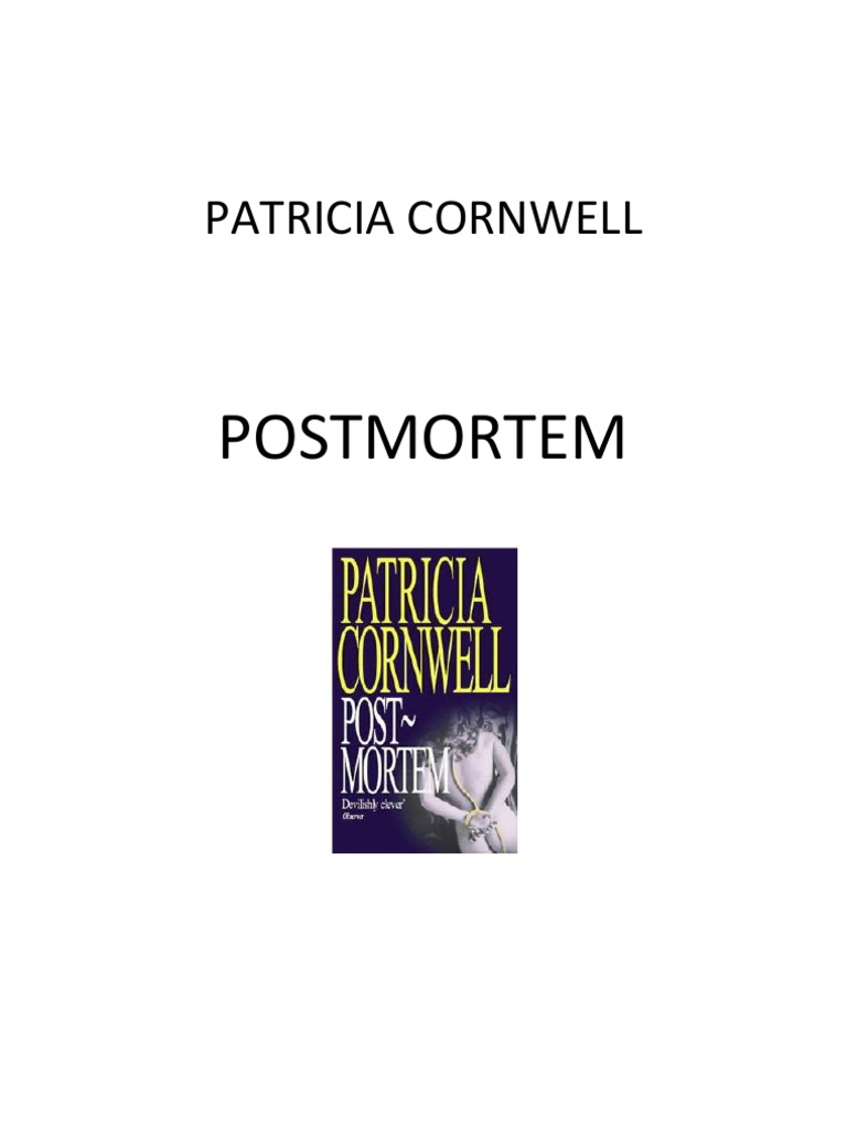 Patricia Cornwell - 01.postmortem | PDF