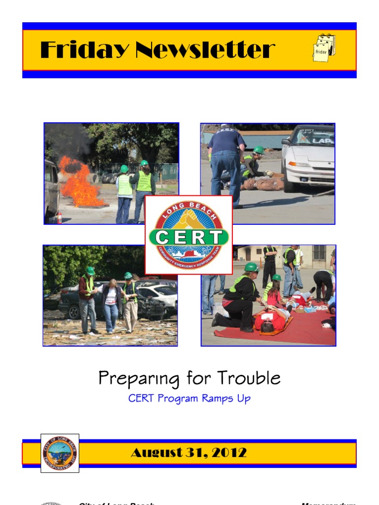 Friday Newsletter 083112 | PDF | Long Beach | Government