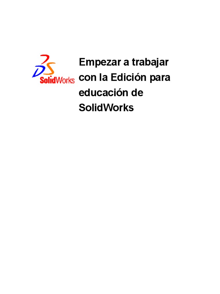 Manual de Ejercicios Solidworks | PDF | Point and Click | Ventana ...
